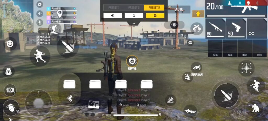 5+ Custom HUD FF 3 Jari Auto Headshot Terbaik 2023