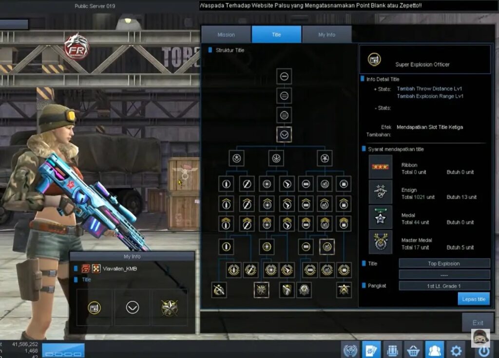 Title AWP Magnum, Cheytac, Tactilite Sniper Point Blank Tersakit