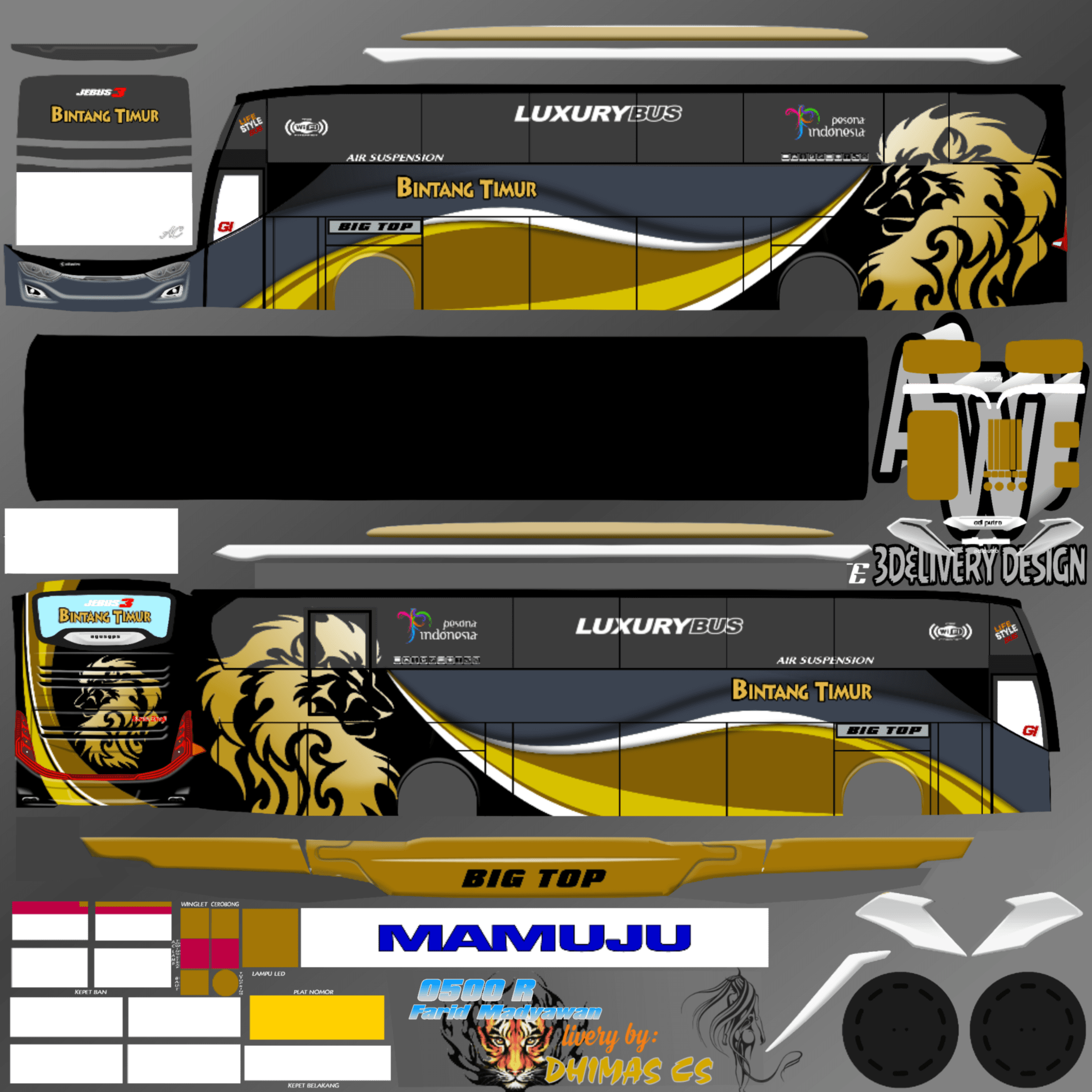 10+ Download Livery Bussid Bintang Timur