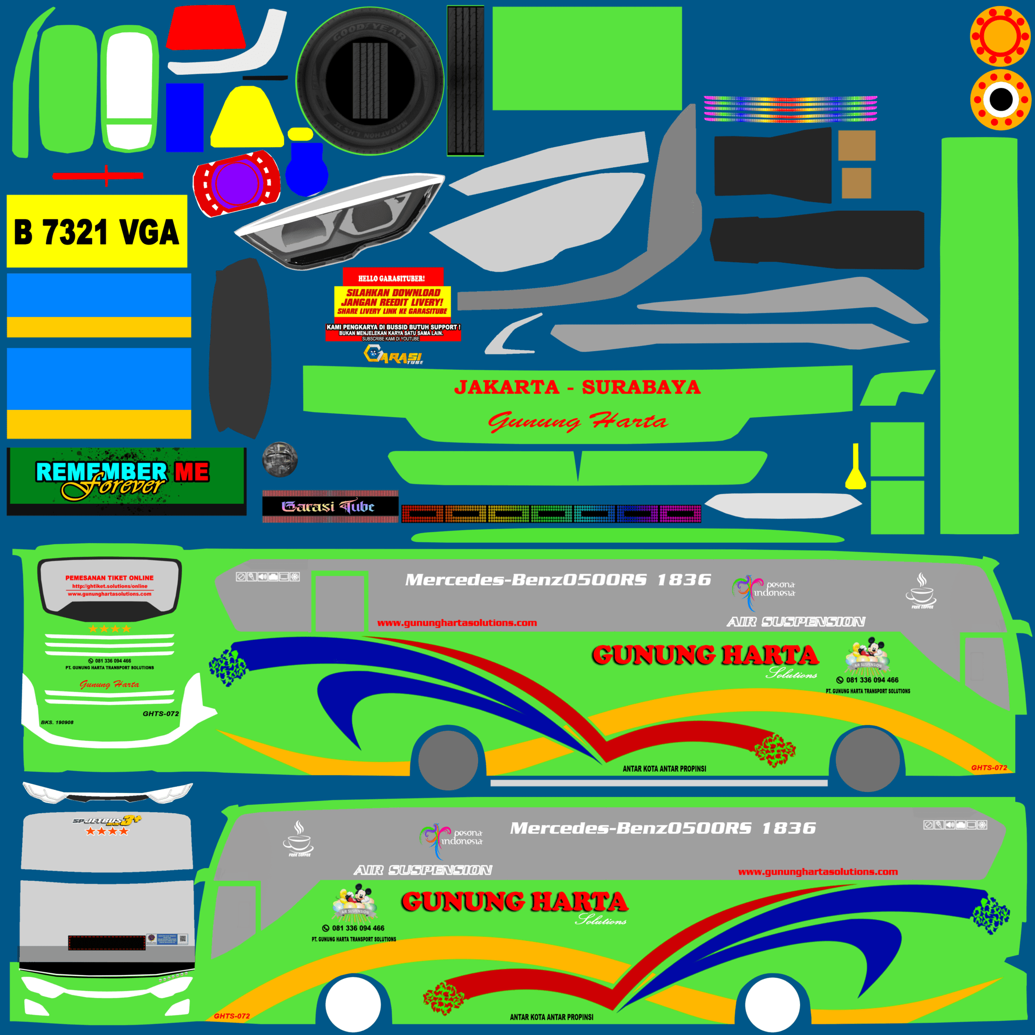 10+ Download Livery Bus Gunung Harta