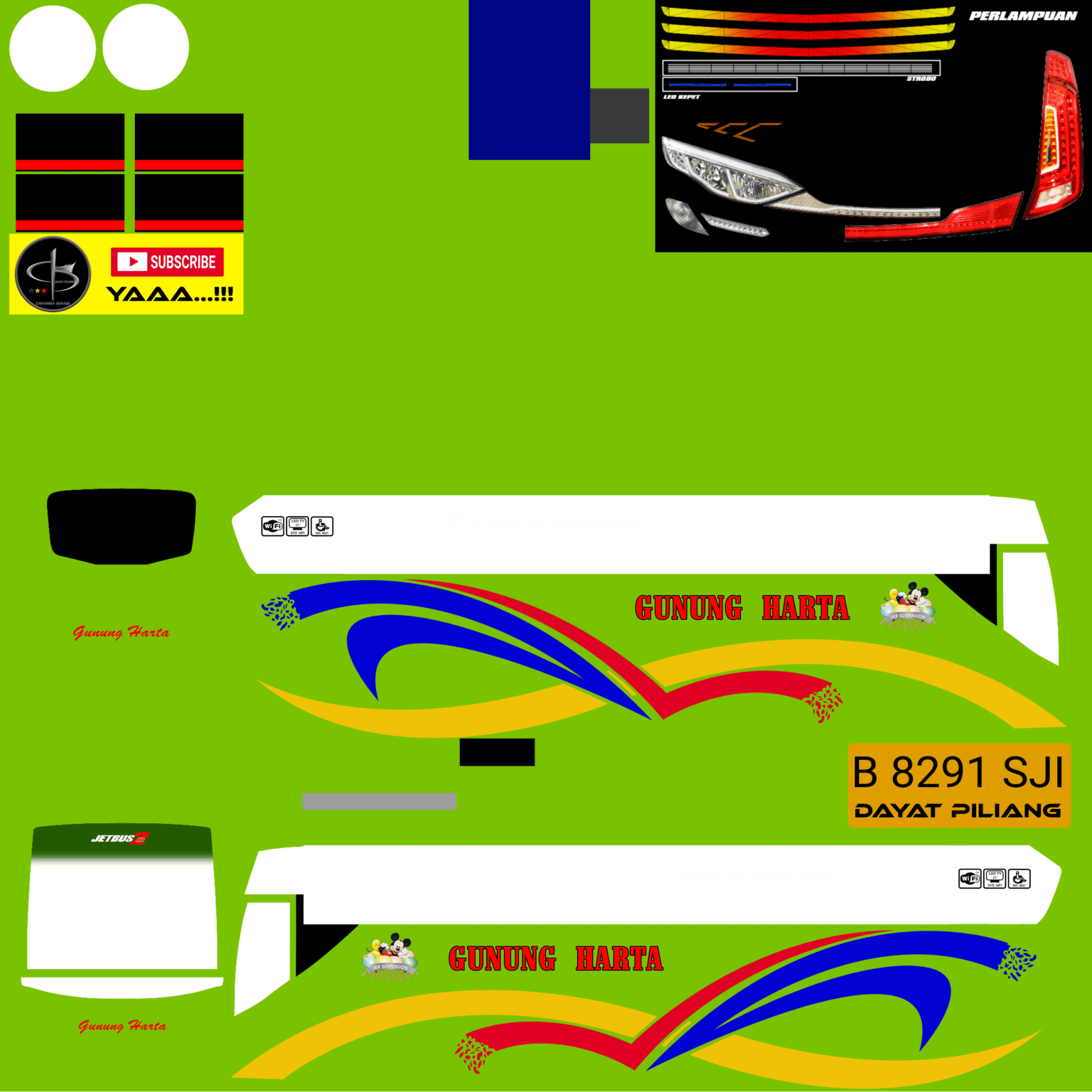 10+ Download Livery Bus Gunung Harta