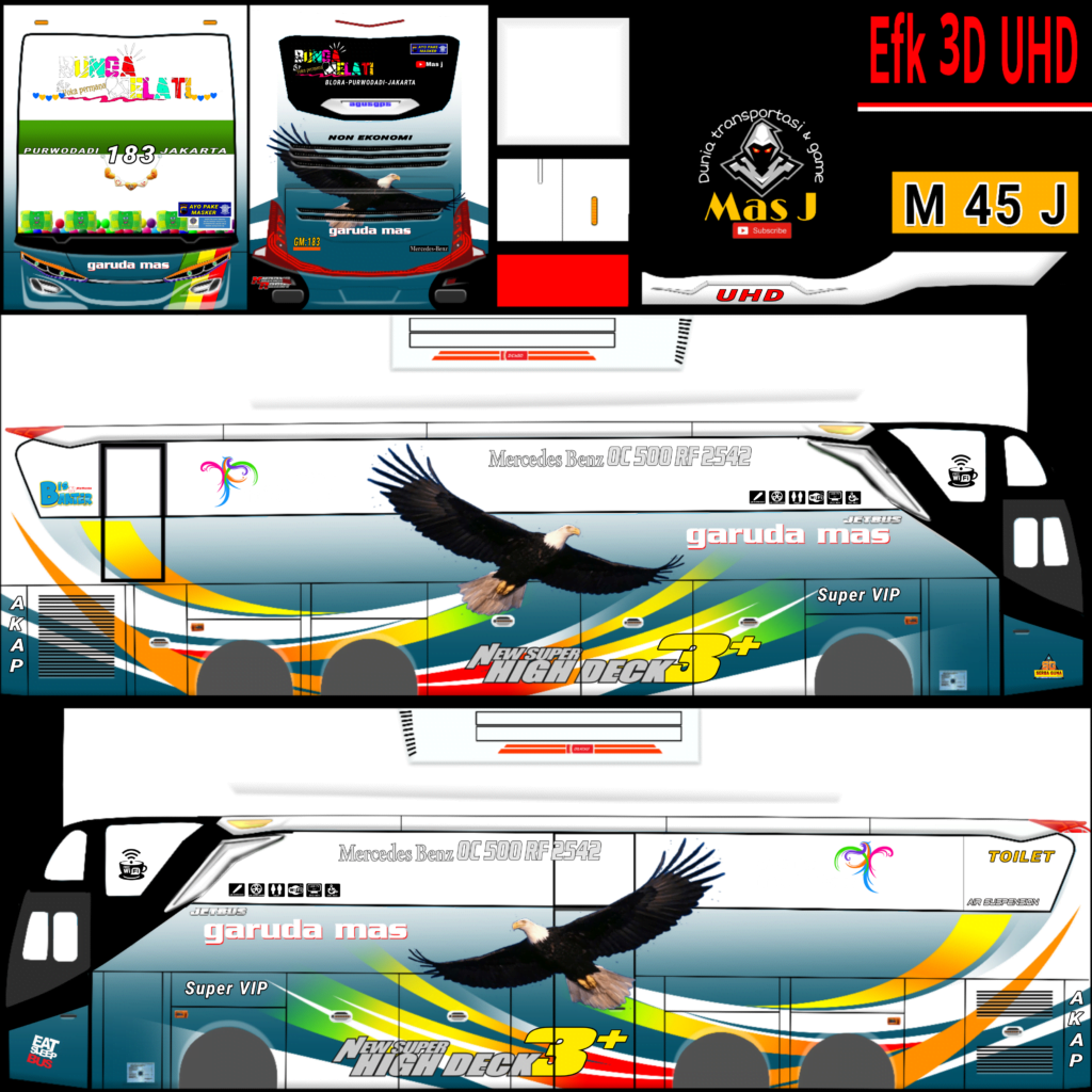 10+ Download Livery Bussid Garuda Mas
