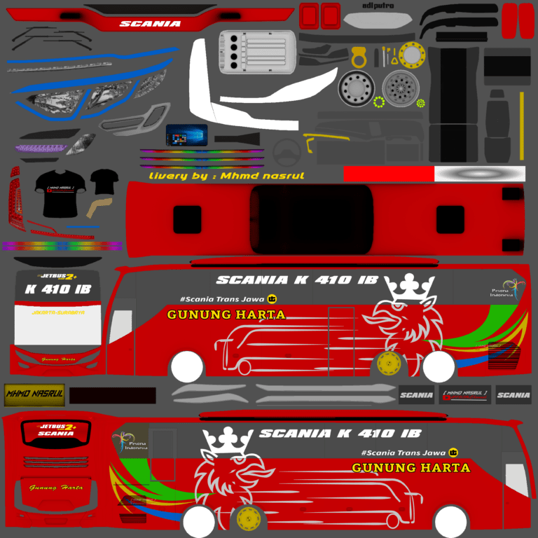 10+ Download Livery Bus Gunung Harta