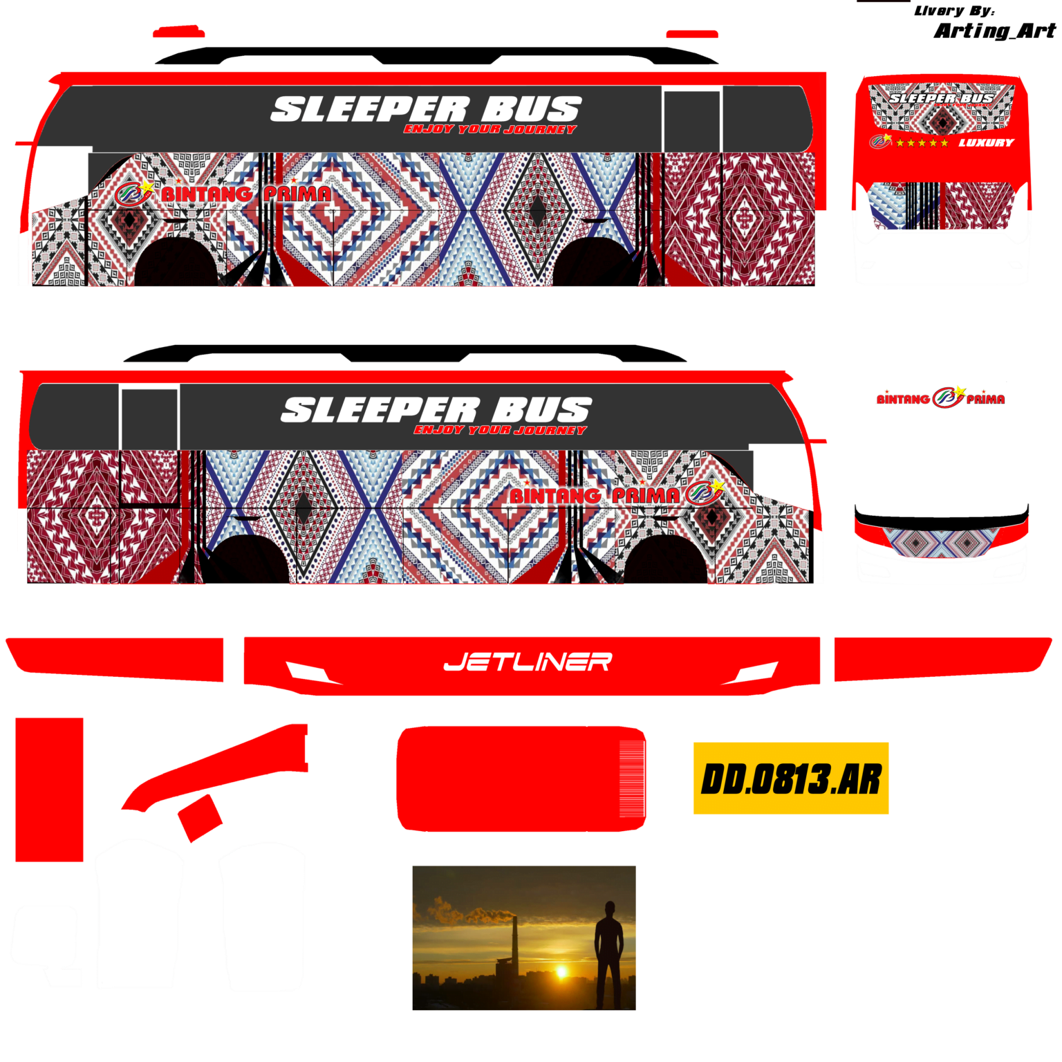 10+ Download Livery Bussid Bintang Prima