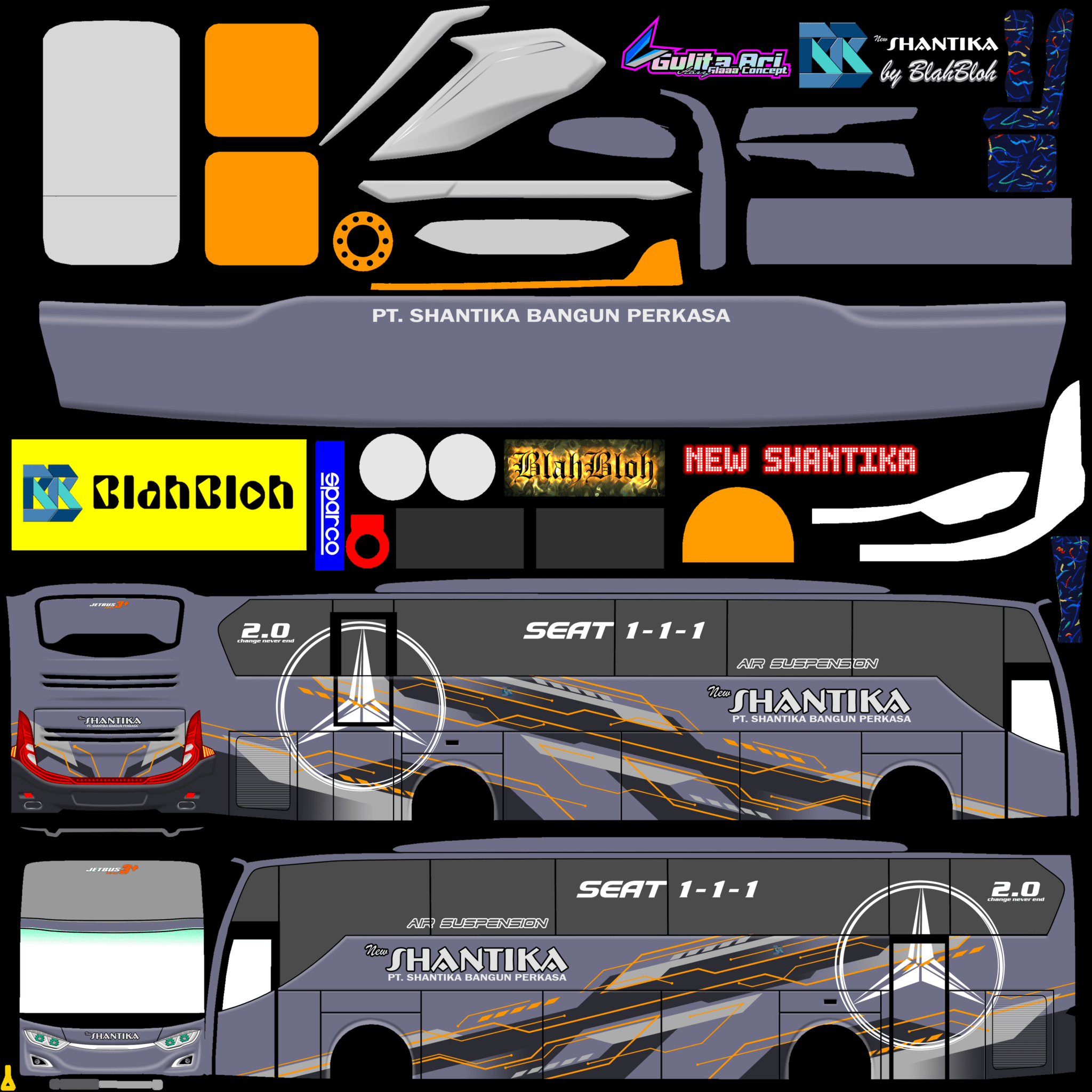 10+ Download Livery Bussid New Shantika