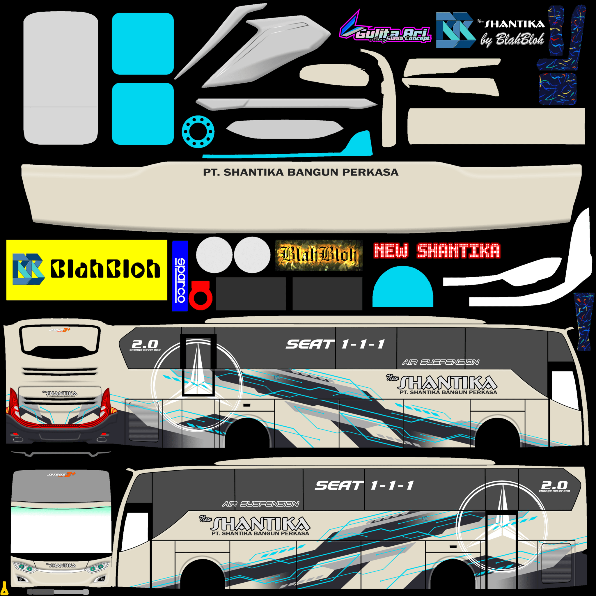 10+ Download Livery Bussid New Shantika