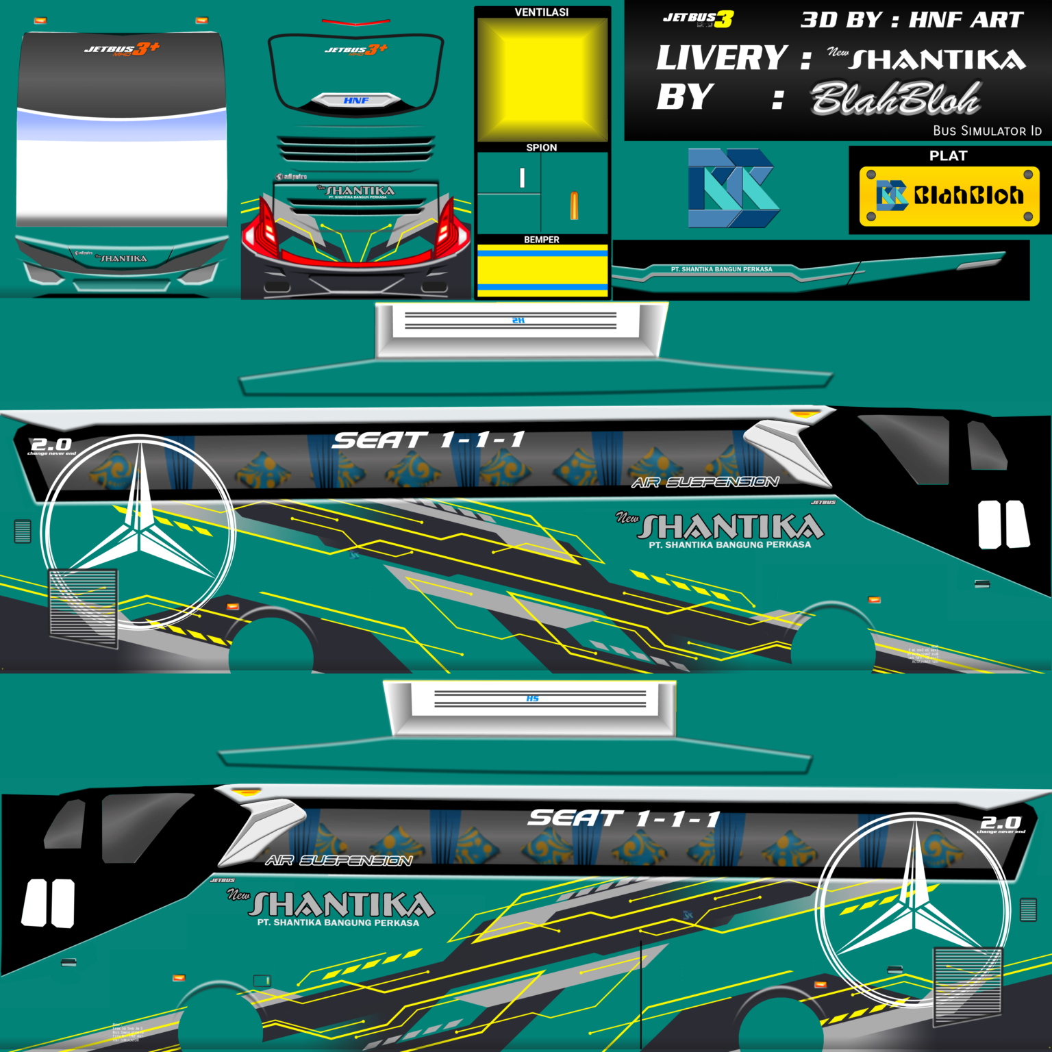 10+ Download Livery Bussid New Shantika
