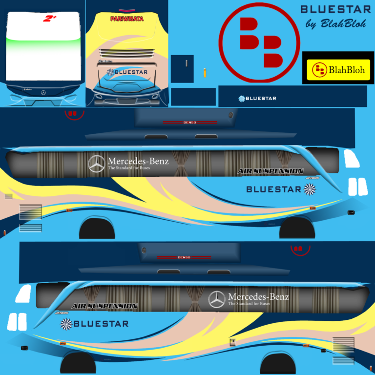 10+ Download Livery Bussid Blue Star