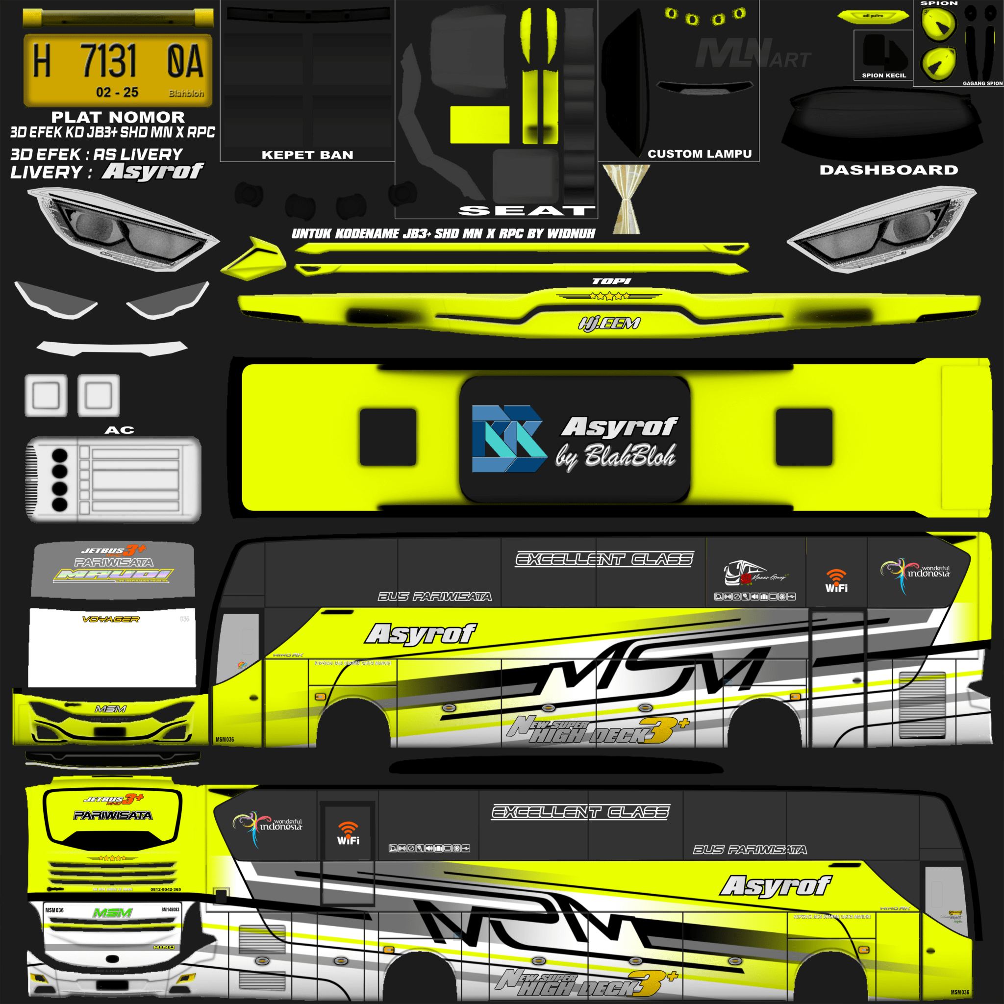 10+ Download Livery Bussid MSM Asyrof