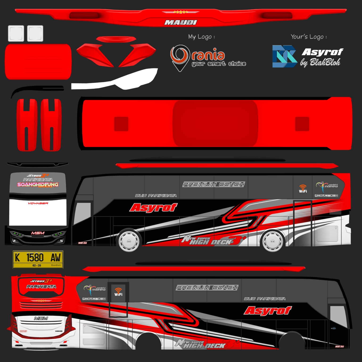 10+ Download Livery Bussid MSM Asyrof
