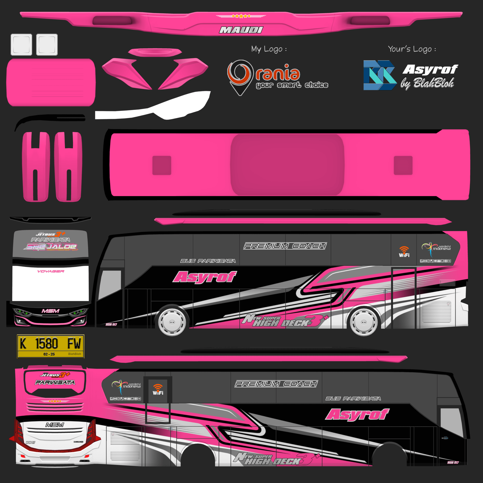 10+ Download Livery Bussid MSM Asyrof