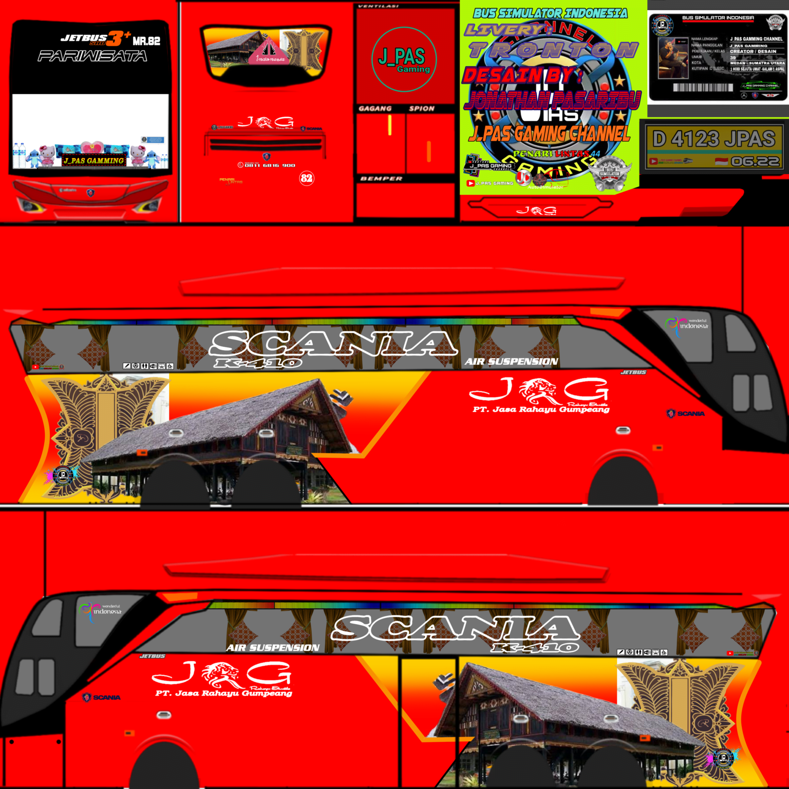 10+ Download Livery Bussid JRG ( Jasa Rahayu Gumpueng )