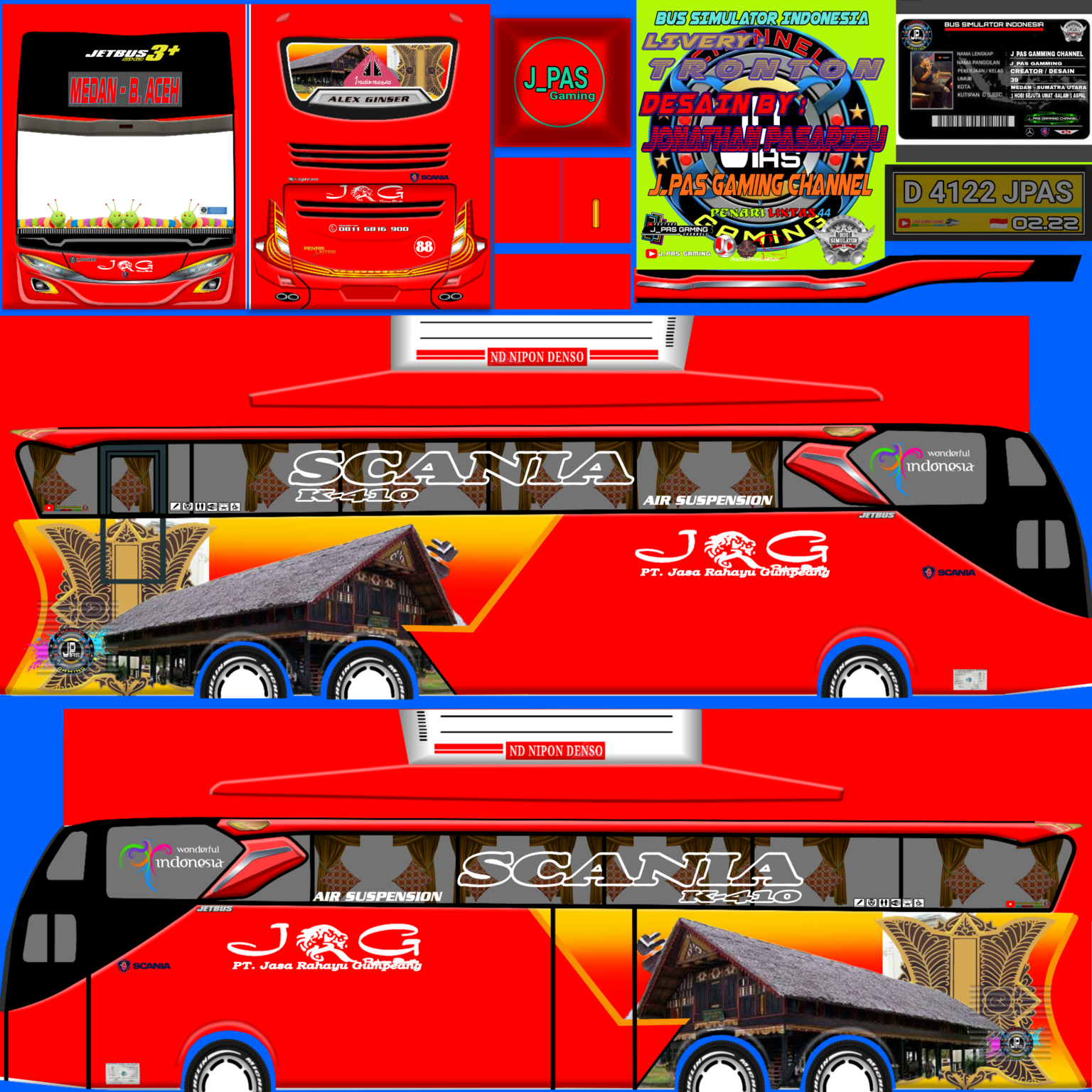 10+ Download Livery Bussid JRG ( Jasa Rahayu Gumpueng )