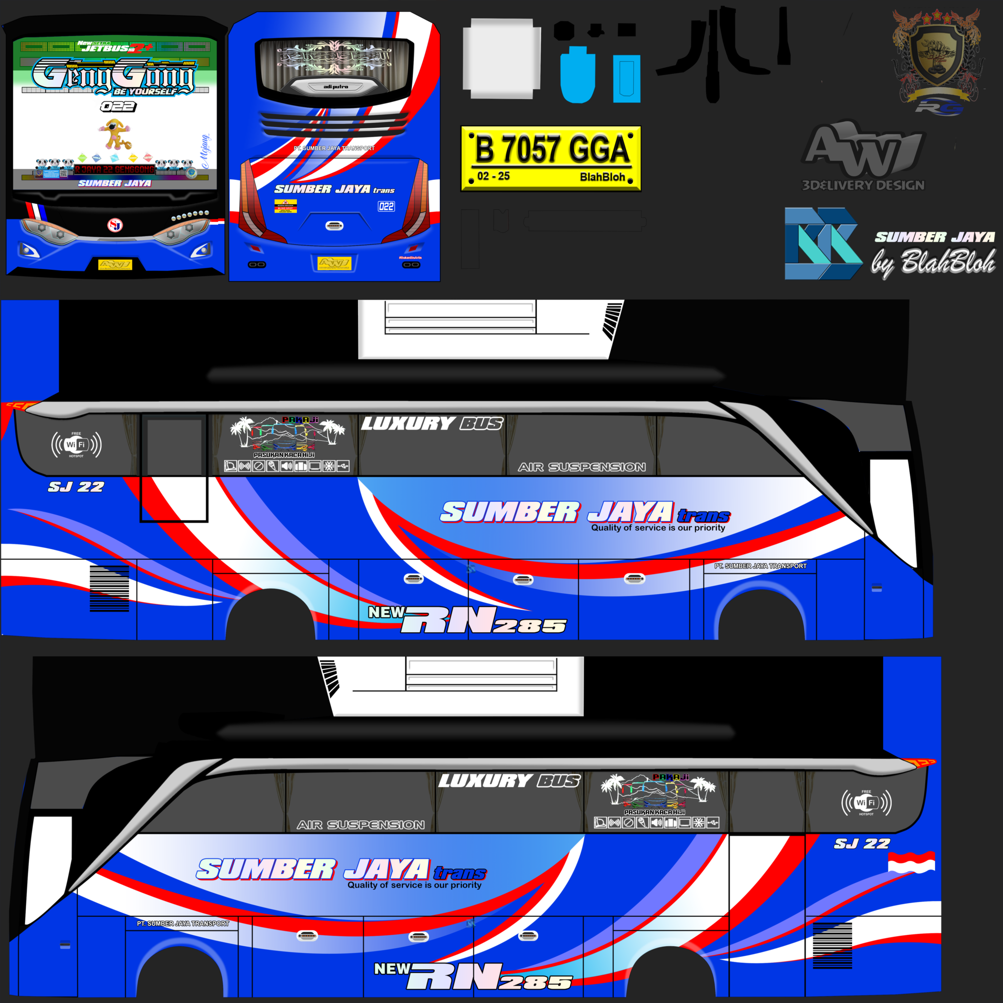 10+ Download Livery Bussid Sumber Jaya
