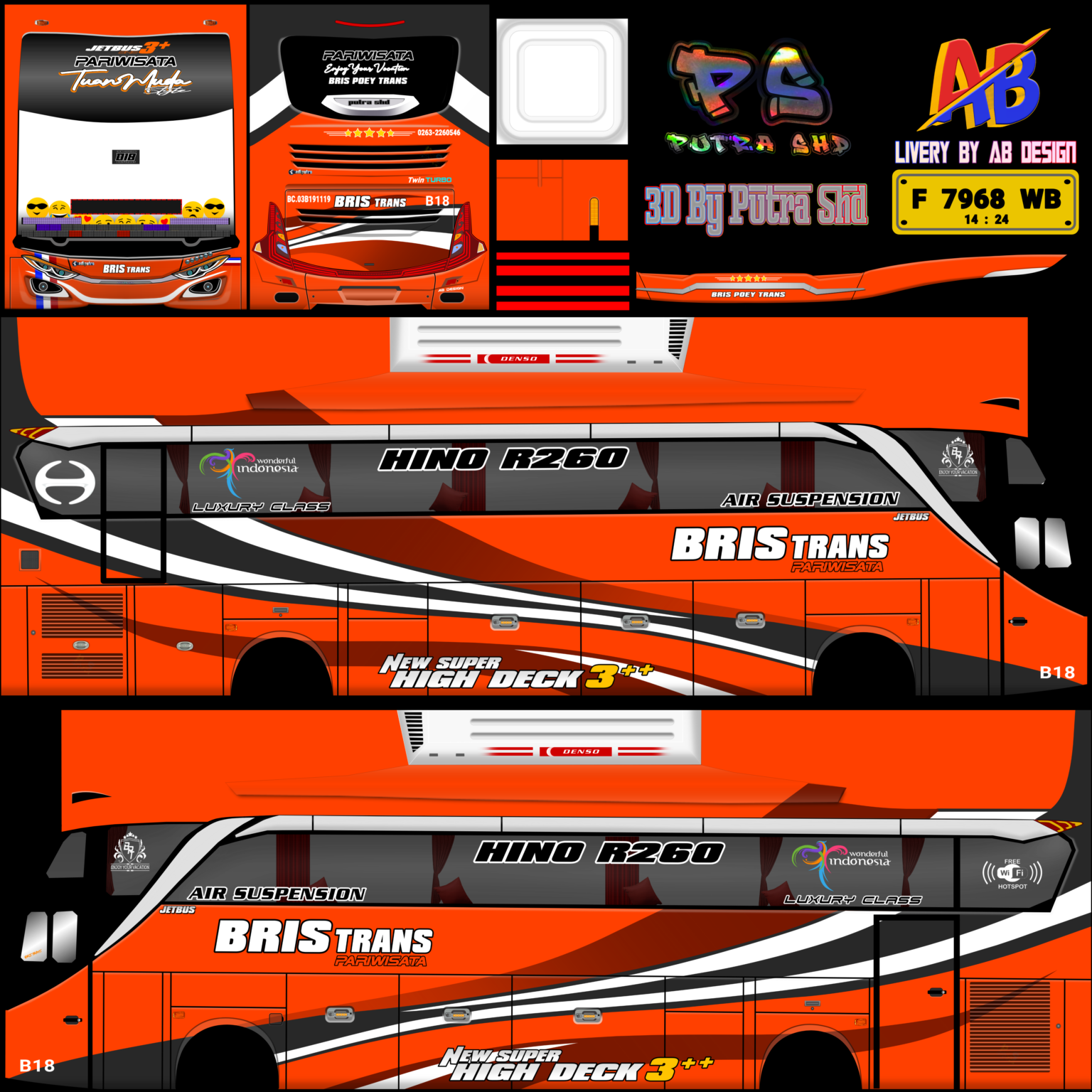 10+ Download Livery Bussid Bris Trans
