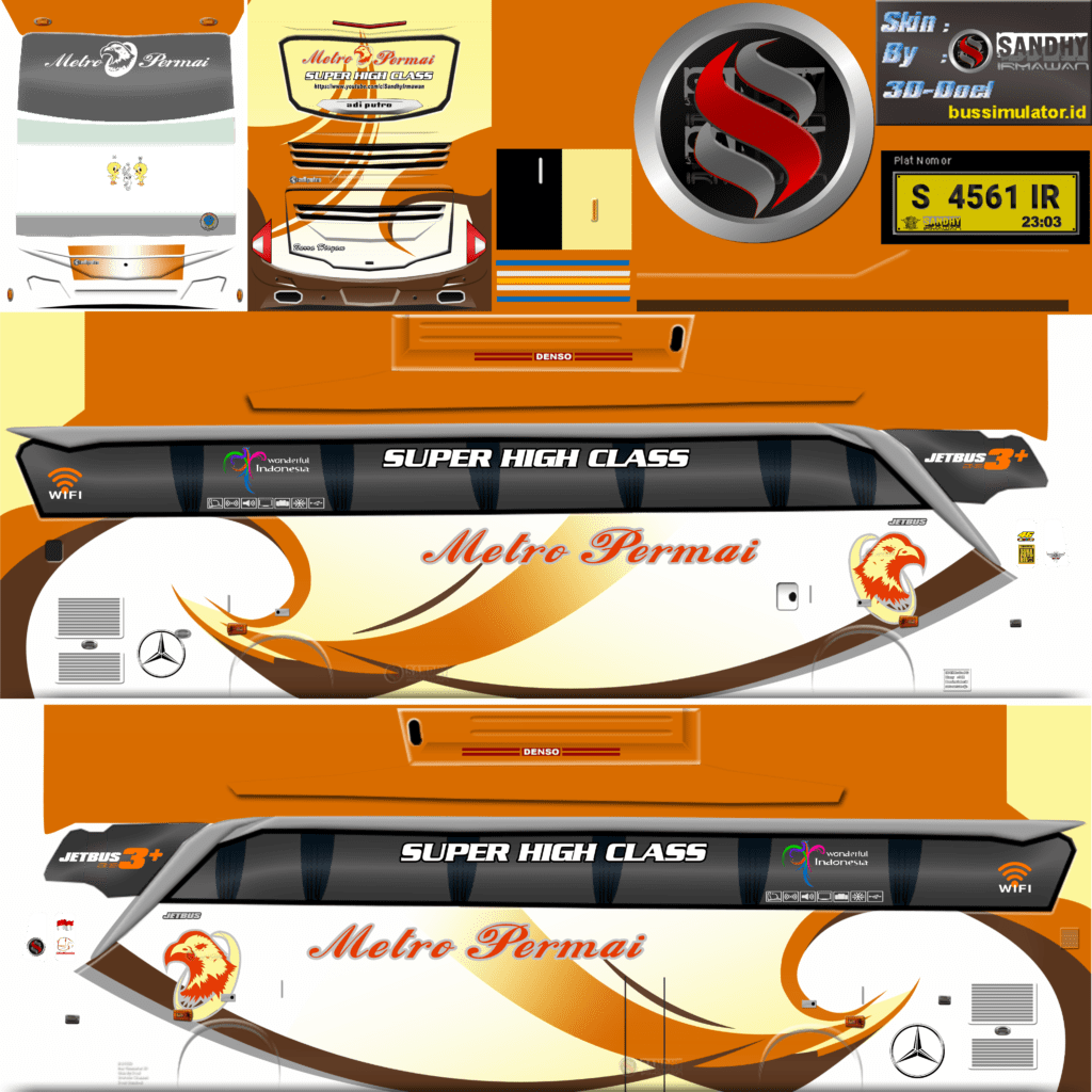 10+ Download Livery Bussid Metro Permai