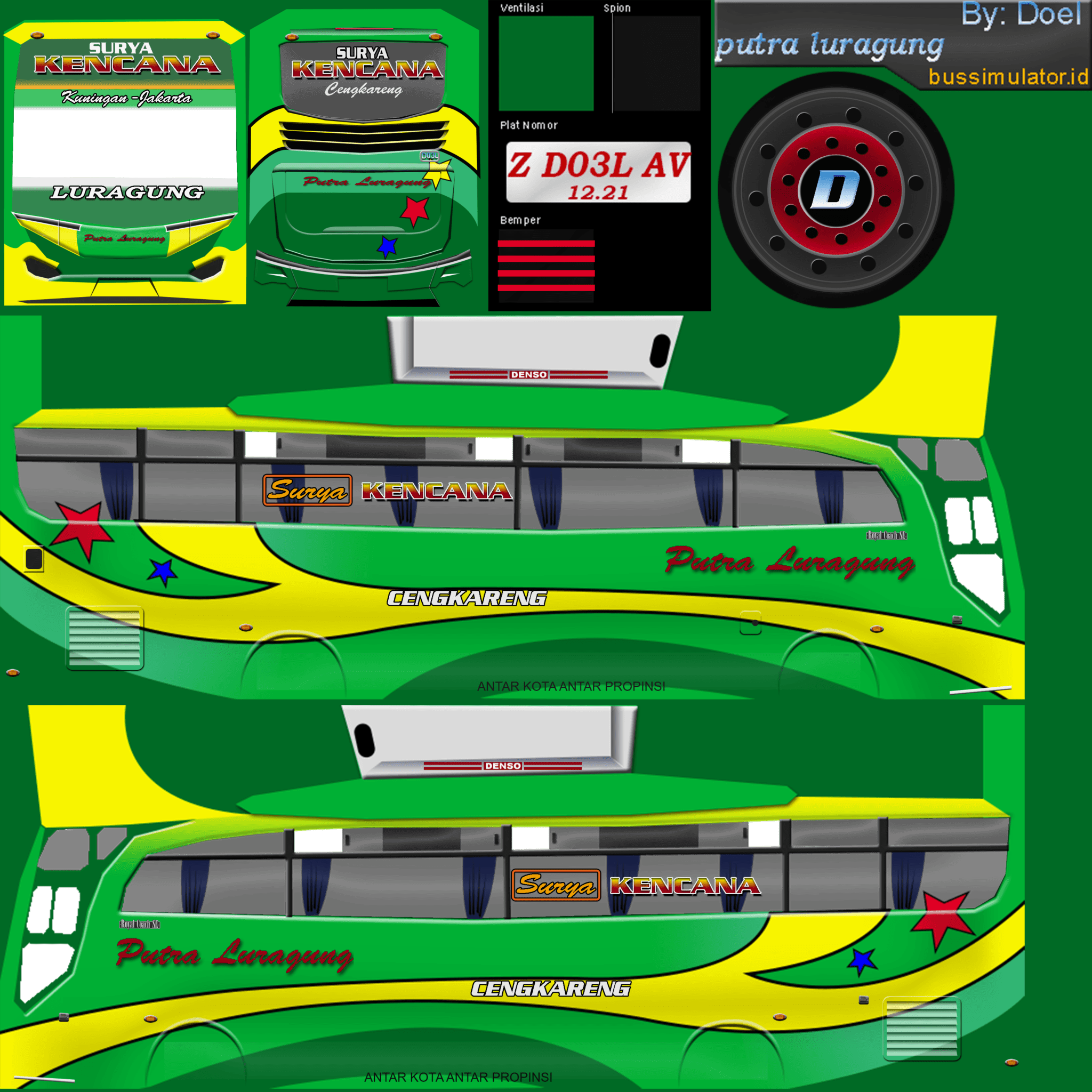 10+ Download Livery Bussid Putra Luragung