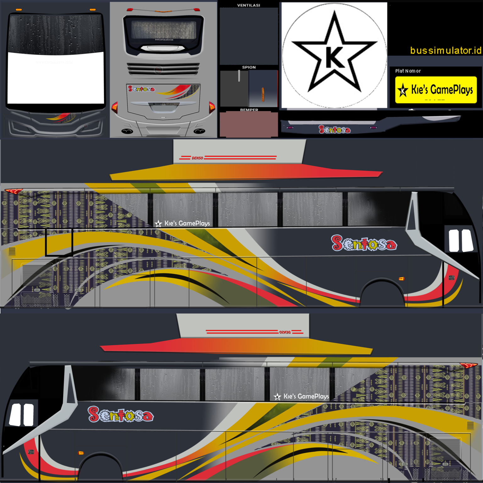10+ Download Livery Bussid Sentosa Transport