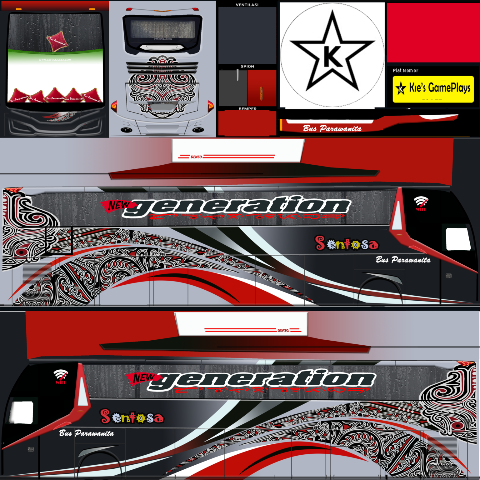 10+ Download Livery Bussid Sentosa Transport