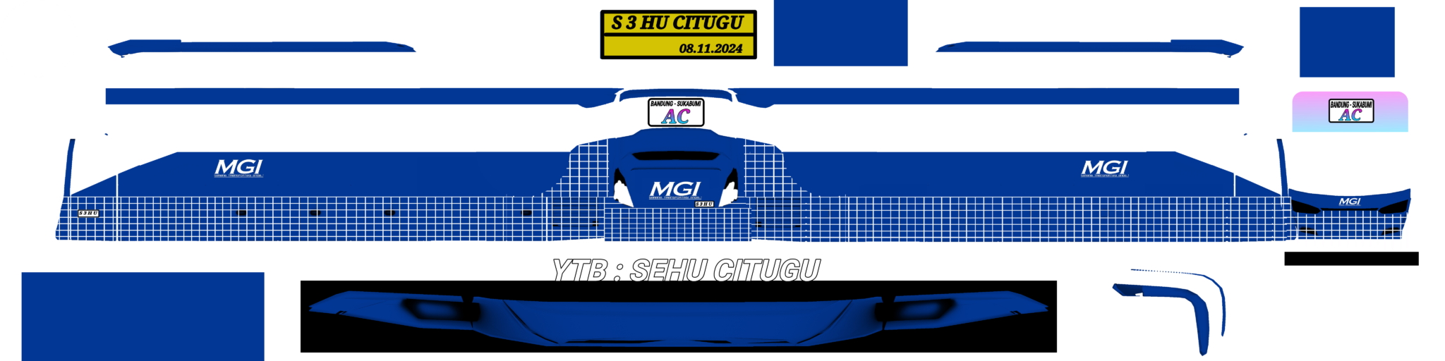 10+ Download Livery Bussid MGI ( Maya Gapura Intan )