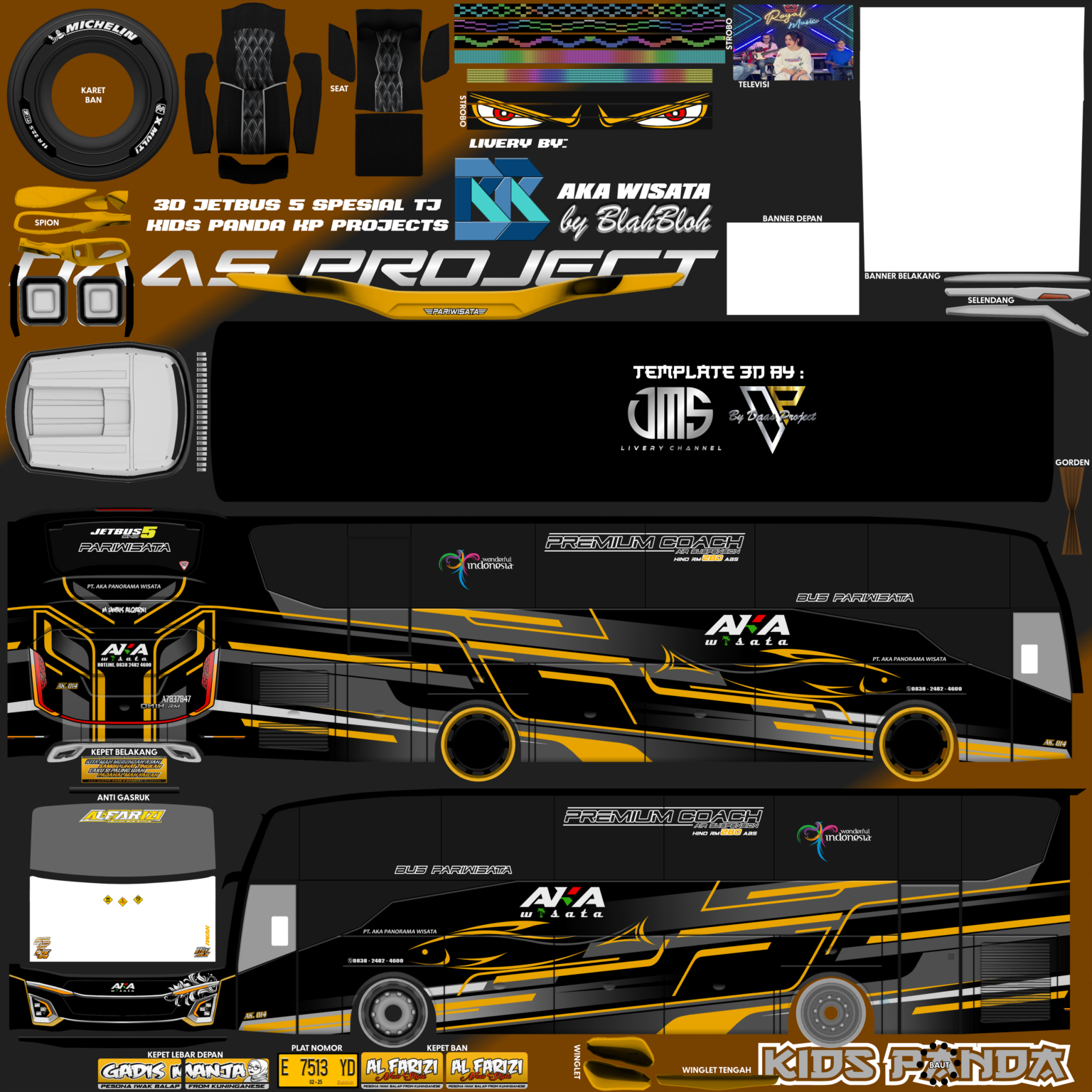 10+ Download Livery Bussid Aka Wisata