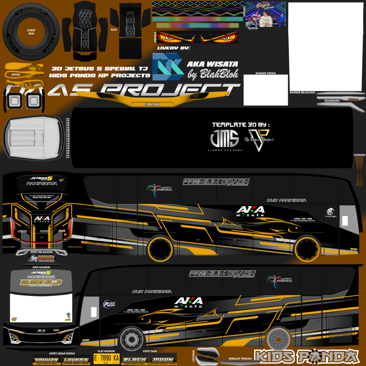 10+ Download Livery Bussid Aka Wisata