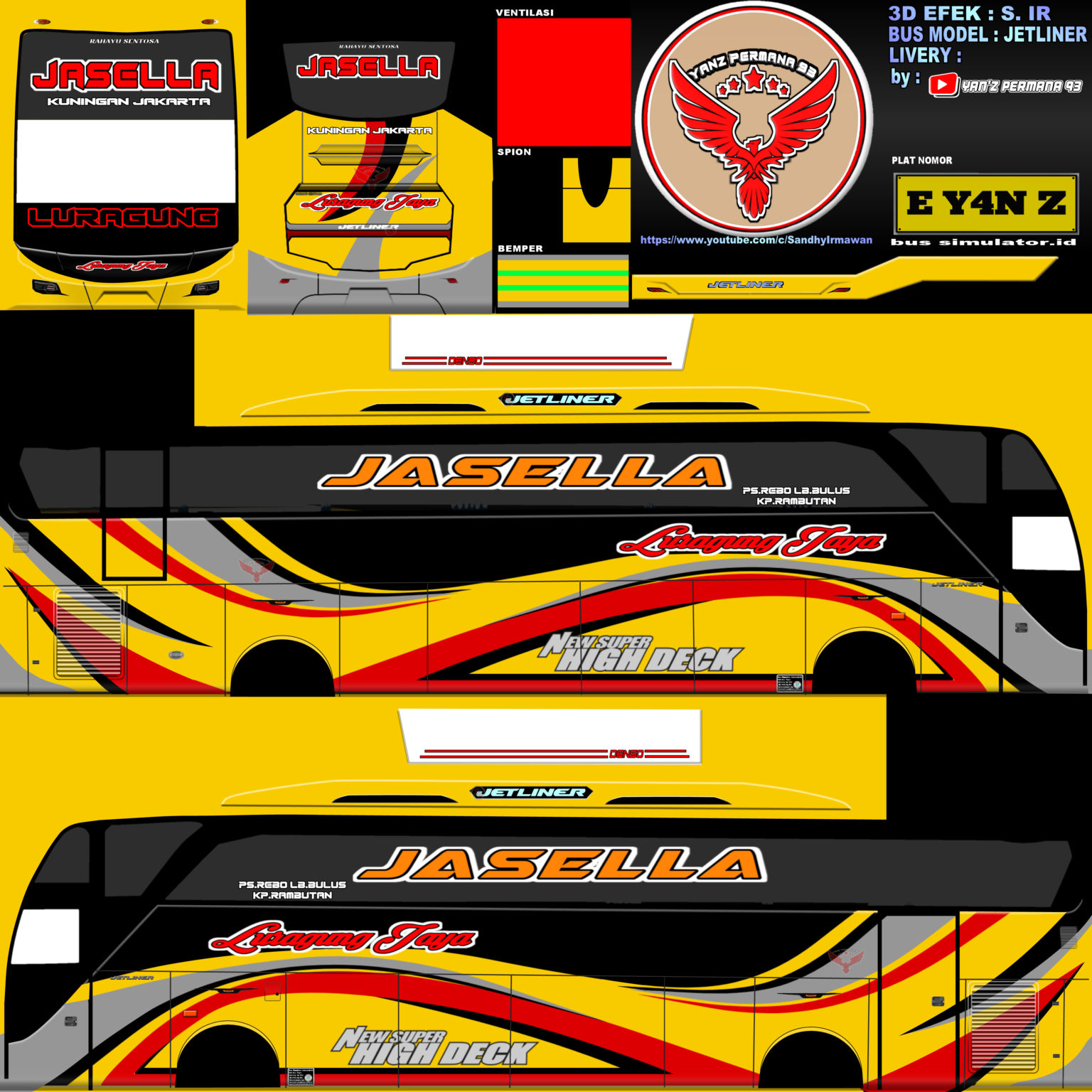 10+ Download Livery Bussid Luragung Jaya