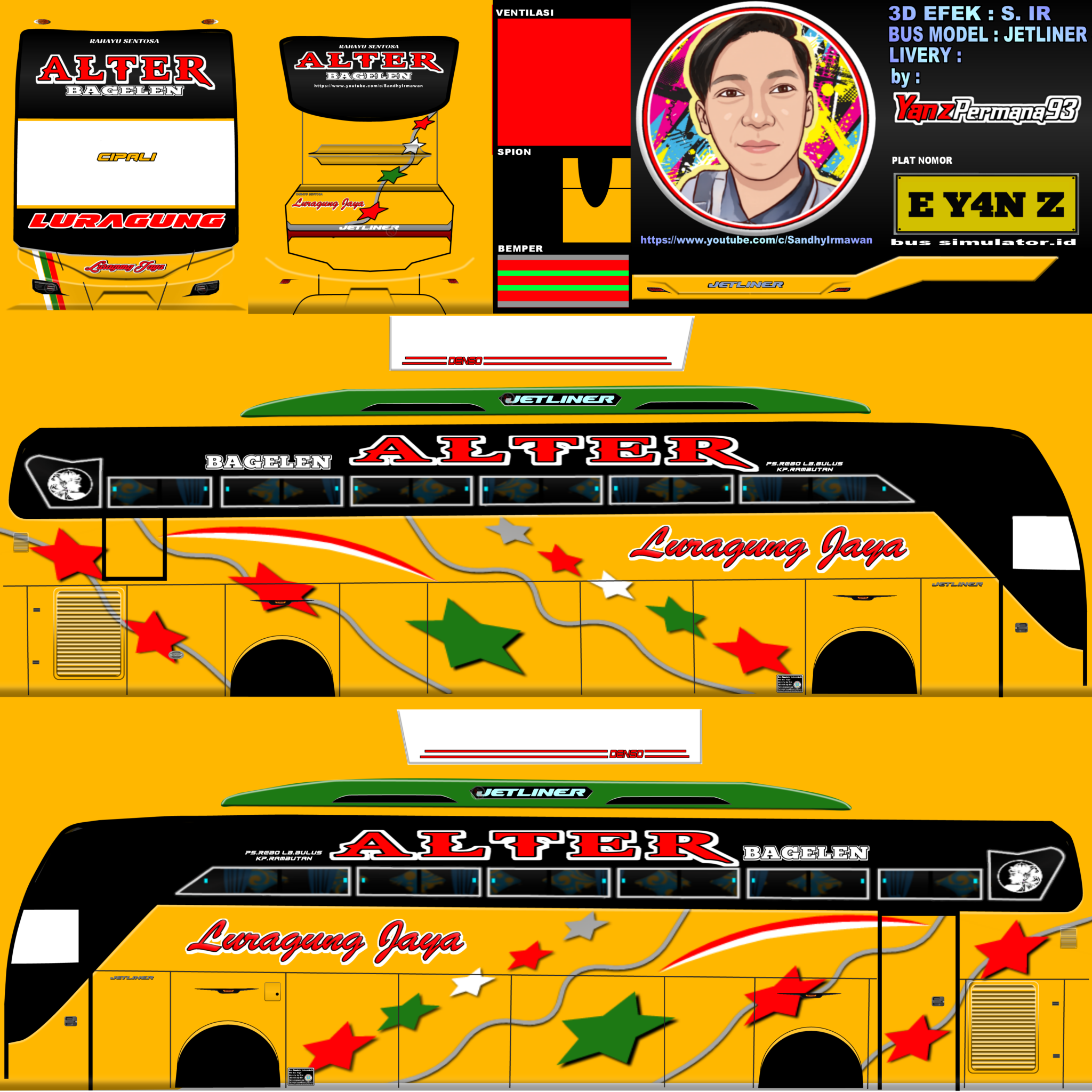 10+ Download Livery Bussid Luragung Jaya