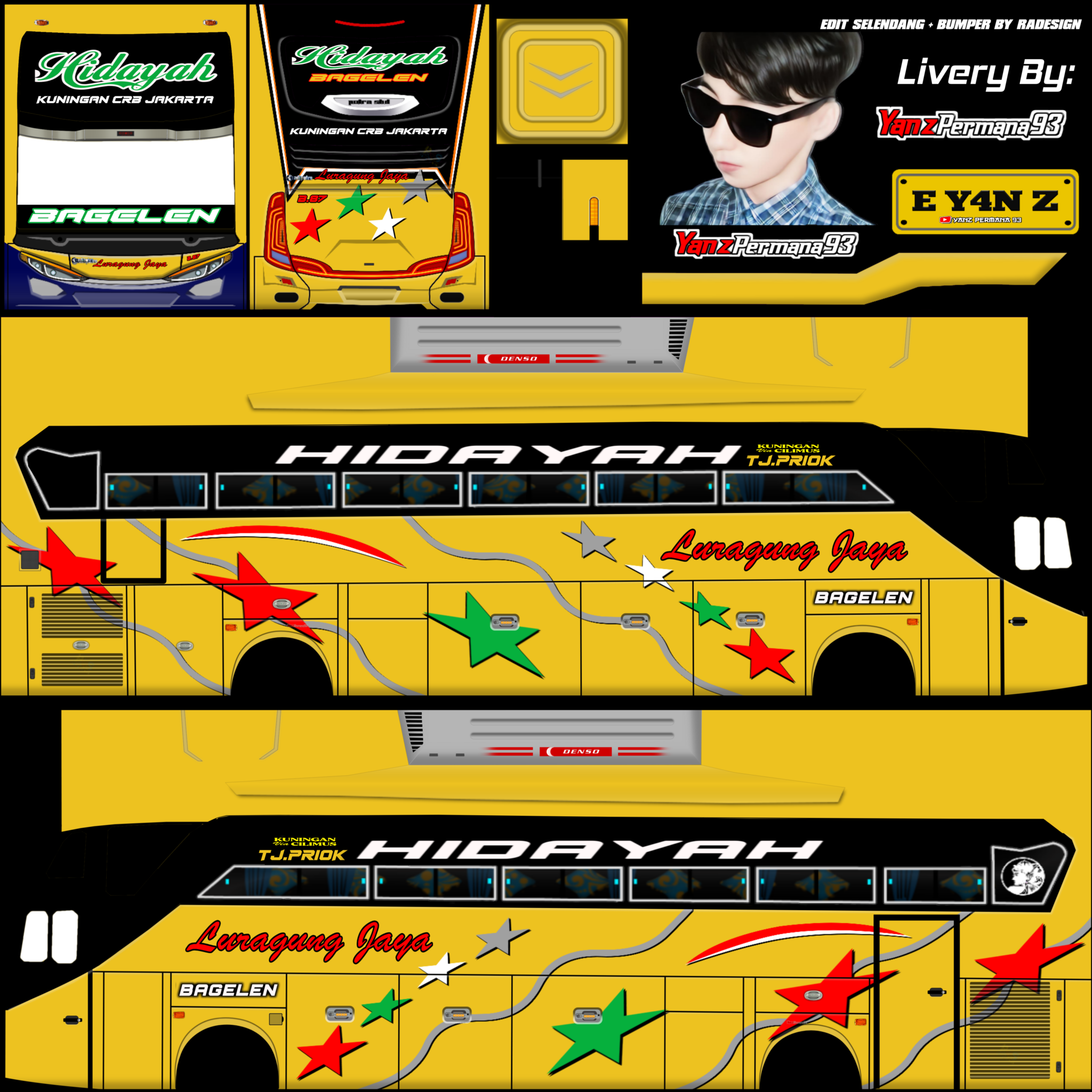 10+ Download Livery Bussid Luragung Jaya