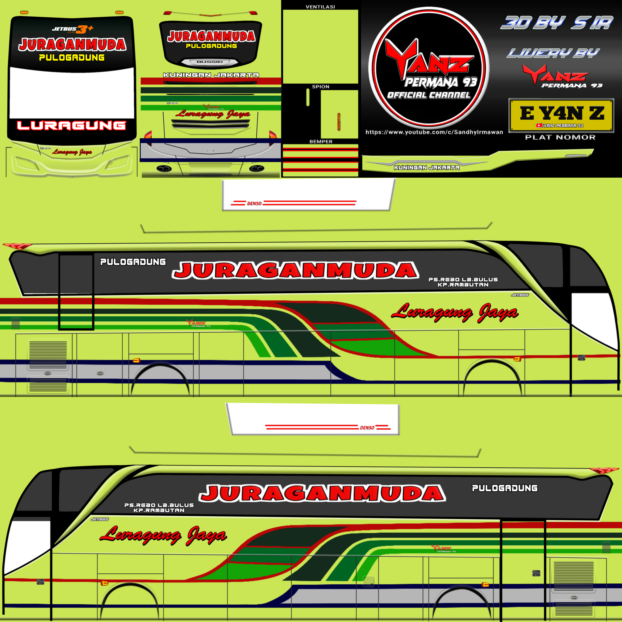 10+ Download Livery Bussid Luragung Jaya