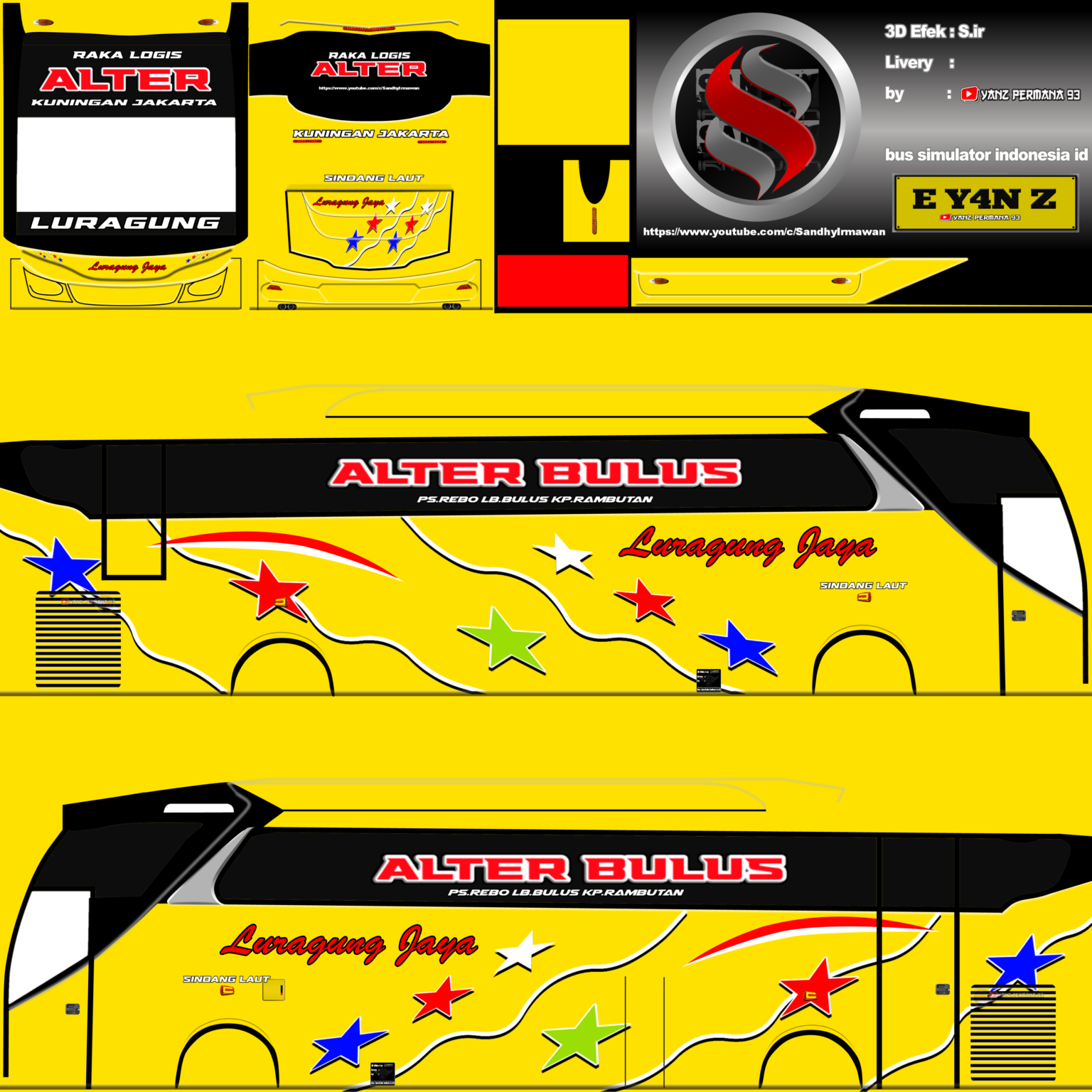 10+ Download Livery Bussid Luragung Jaya