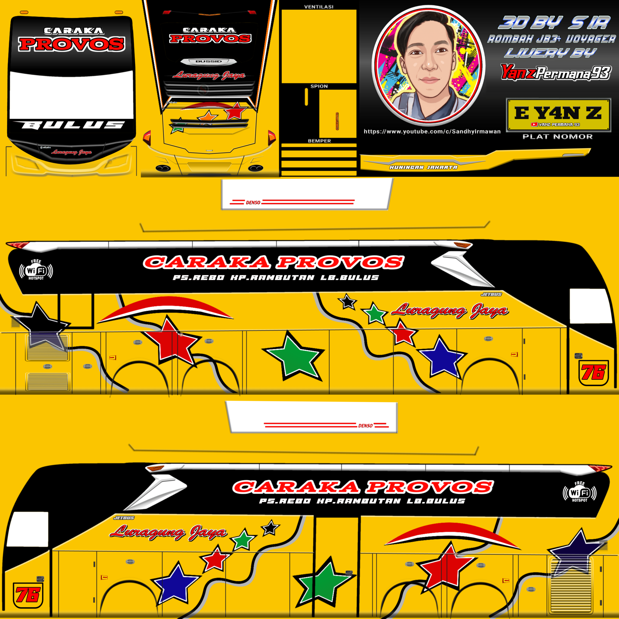 10+ Download Livery Bussid Luragung Jaya