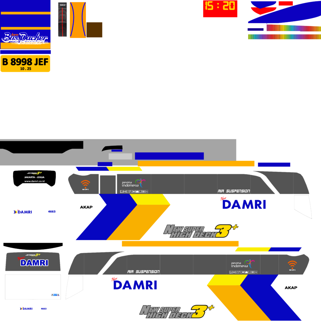 10+ Download Livery Bussid DAMRI