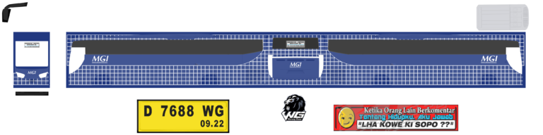 10+ Download Livery Bussid MGI ( Maya Gapura Intan )