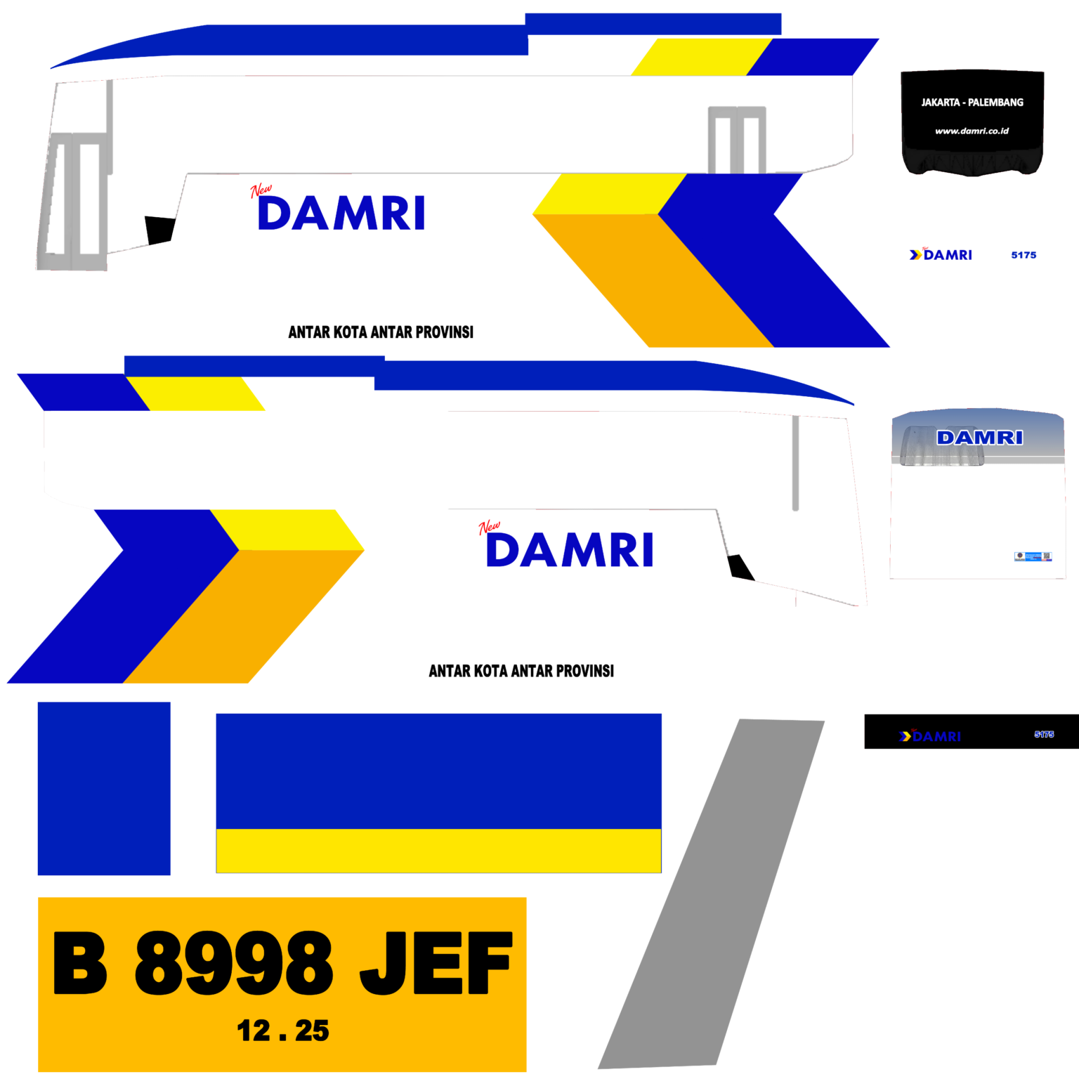 10+ Download Livery Bussid DAMRI