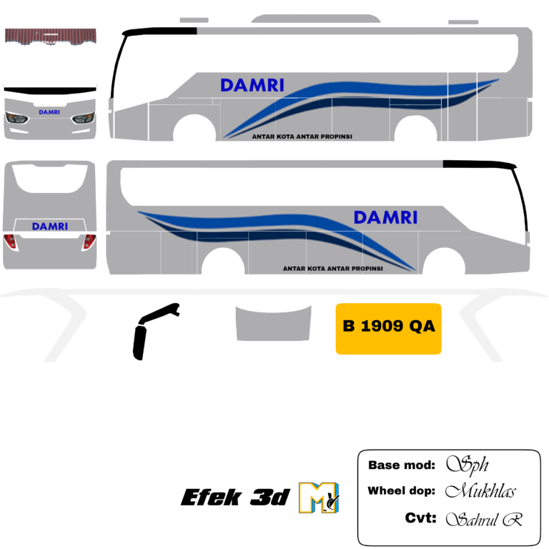 10+ Download Livery Bussid DAMRI